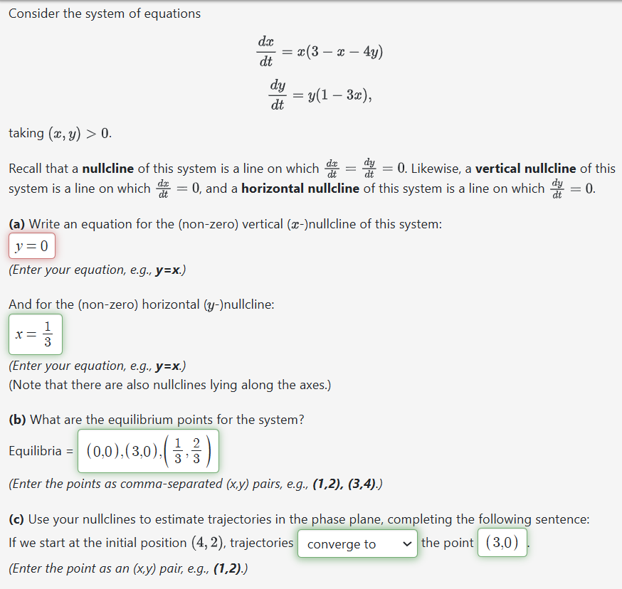Solved Consider the system of | Chegg.com
