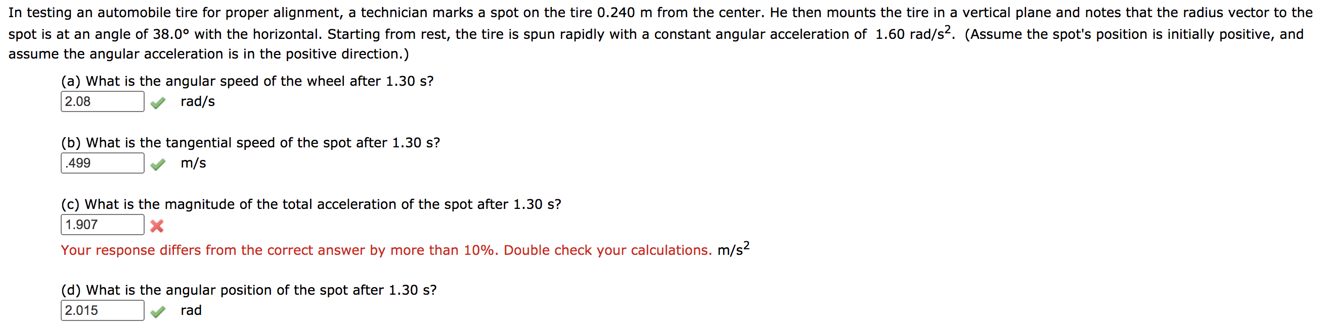 Solved The motion of spinning a hula hoop around one's hips | Chegg.com