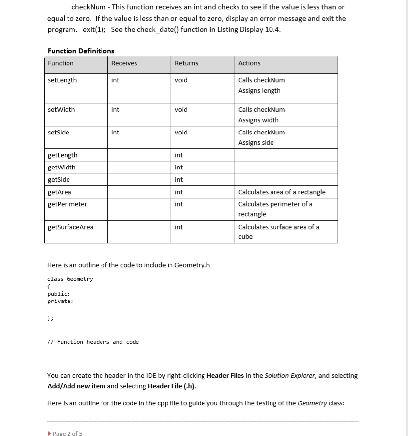 Project Eight Classes A Class Is A Programmer Defined