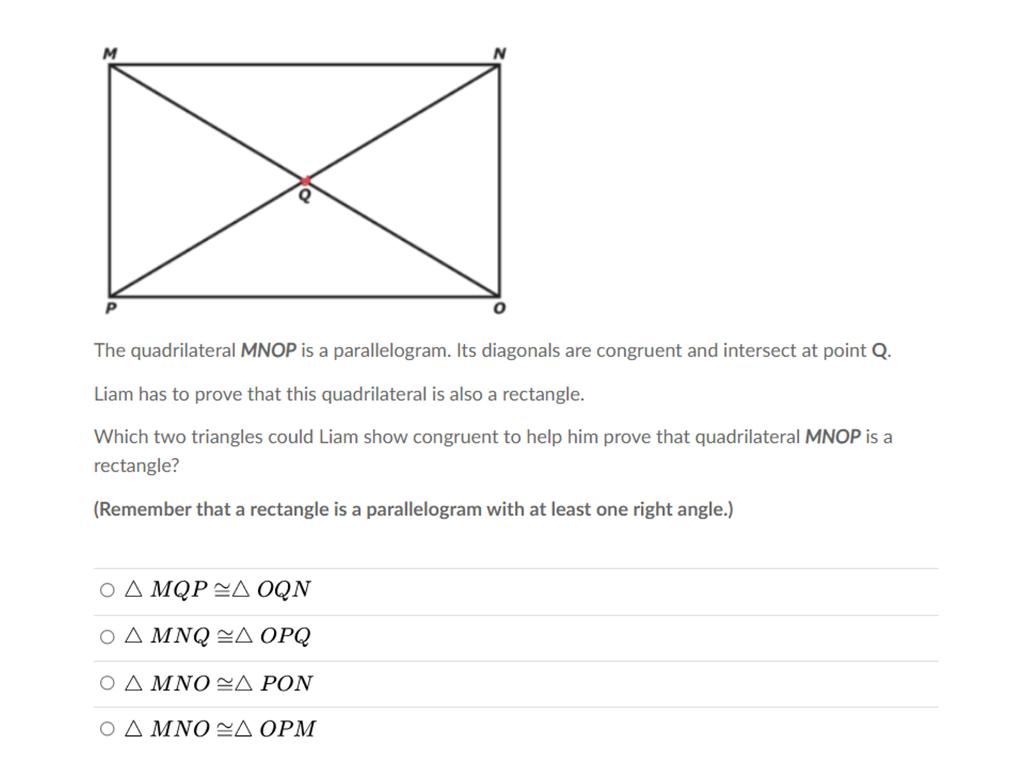 Solved The quadrilateral MNOP is a parallelogram. Its | Chegg.com