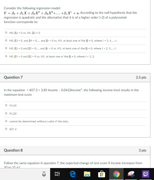 Solved Consider the following regression model: Y-Bu + ?? X | Chegg.com