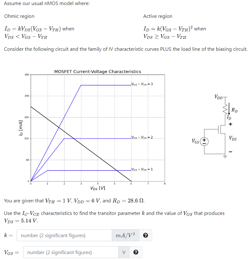Solved I don't understand how to find Vgs please help and | Chegg.com