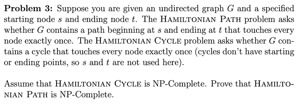 Solved Problem 3: Suppose you are given an undirected graph | Chegg.com