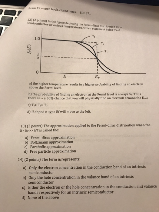 Solved In the figure depicting the Fermi-dirac distribution | Chegg.com