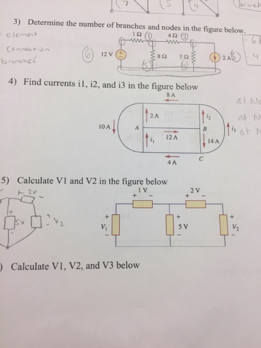 Solved Determine the number of branches and nodes in the | Chegg.com