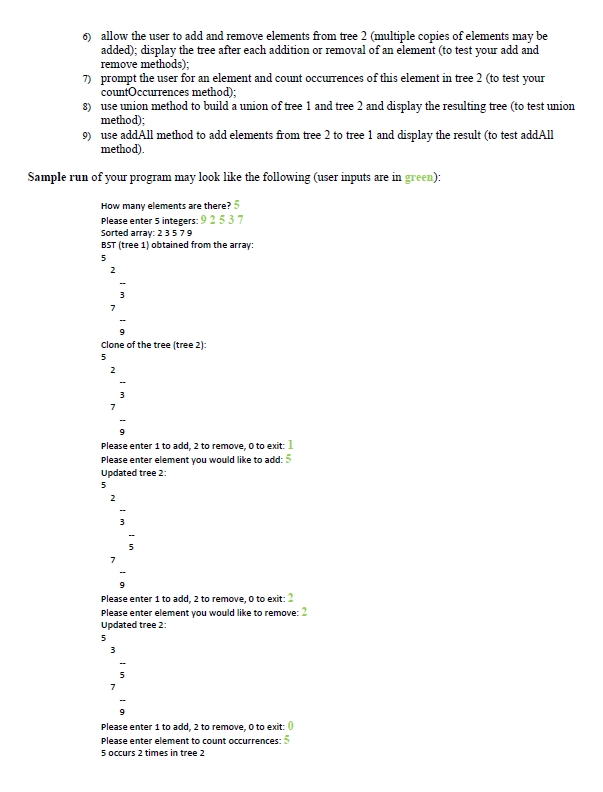 Solved CS272 Lab Assignment #11. Assignment: The Binary | Chegg.com