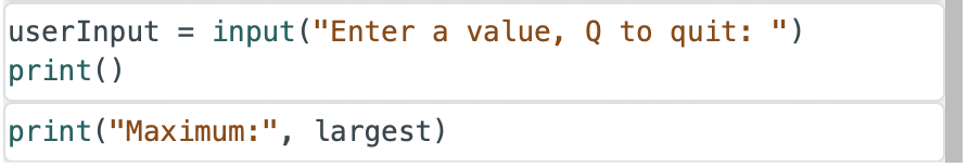 Solved the last pic is the last 2 lines of the code | Chegg.com