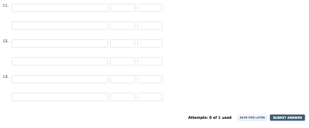 Solved Comprehensive Problem 9 (Part Level Submission) | Chegg.com