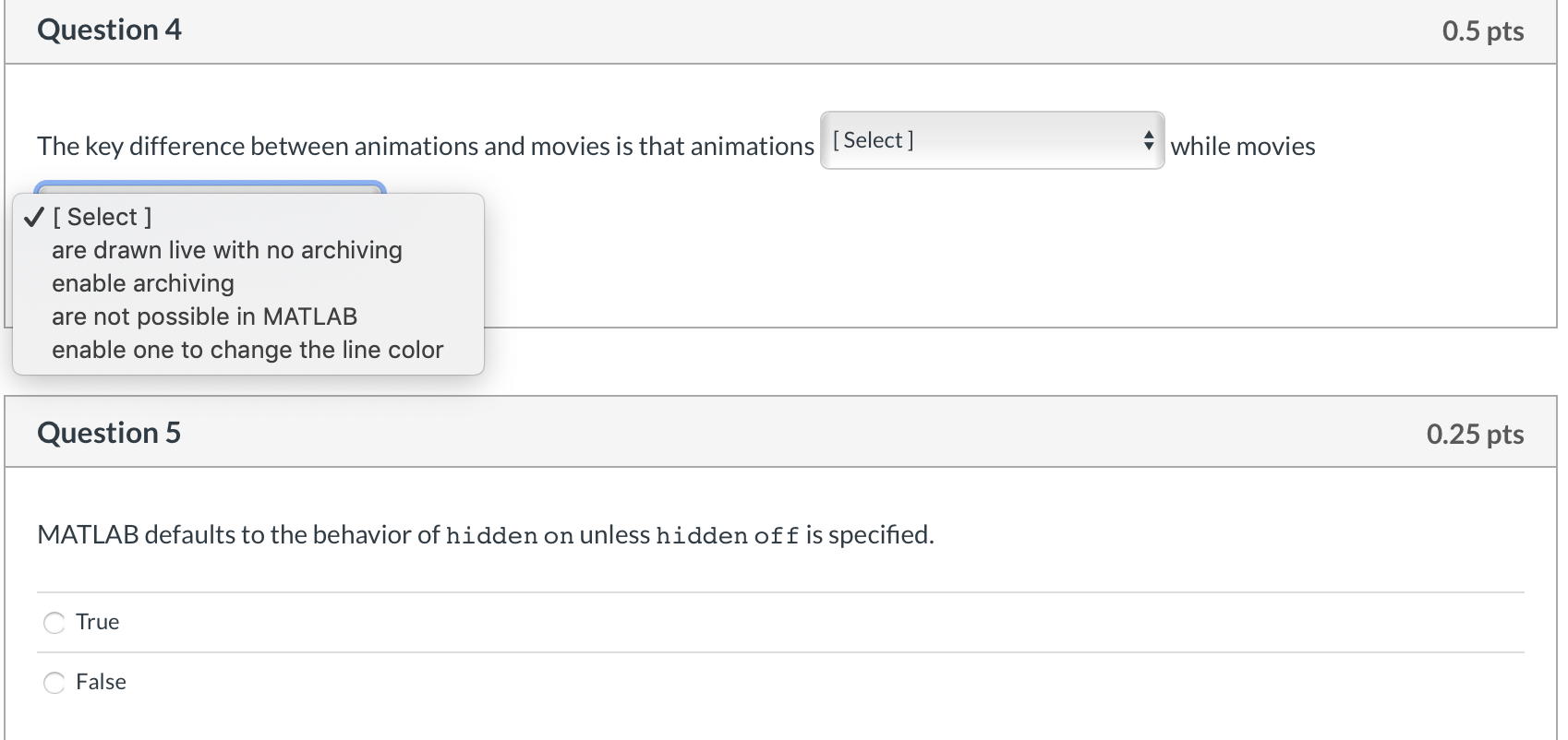 Solved Question 4 0.5 pts The key difference between | Chegg.com