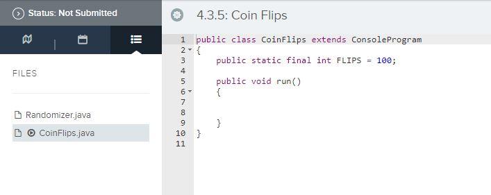 Write a program to simulate flipping 100 coins. Print | Chegg.com