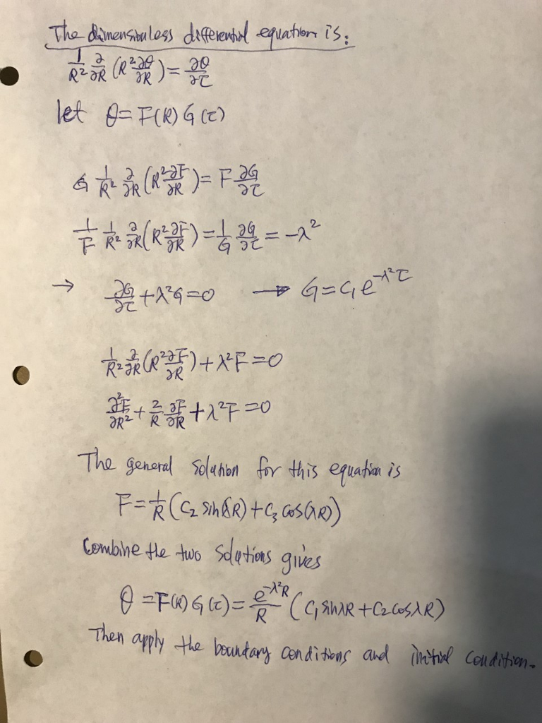 Solved Consider a sphere of radius r0 initially at a | Chegg.com