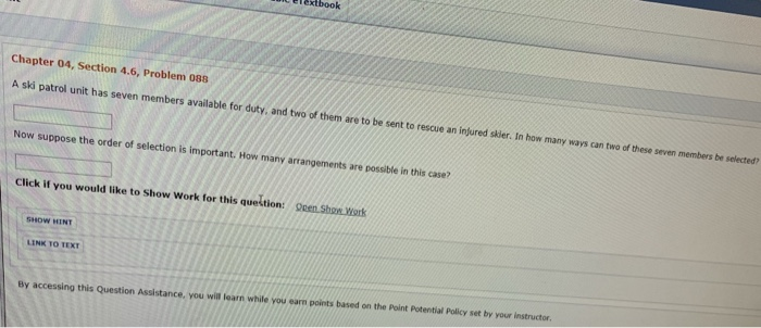 Solved Chapter 04, Section 4.5, Problem 077 The probability | Chegg.com