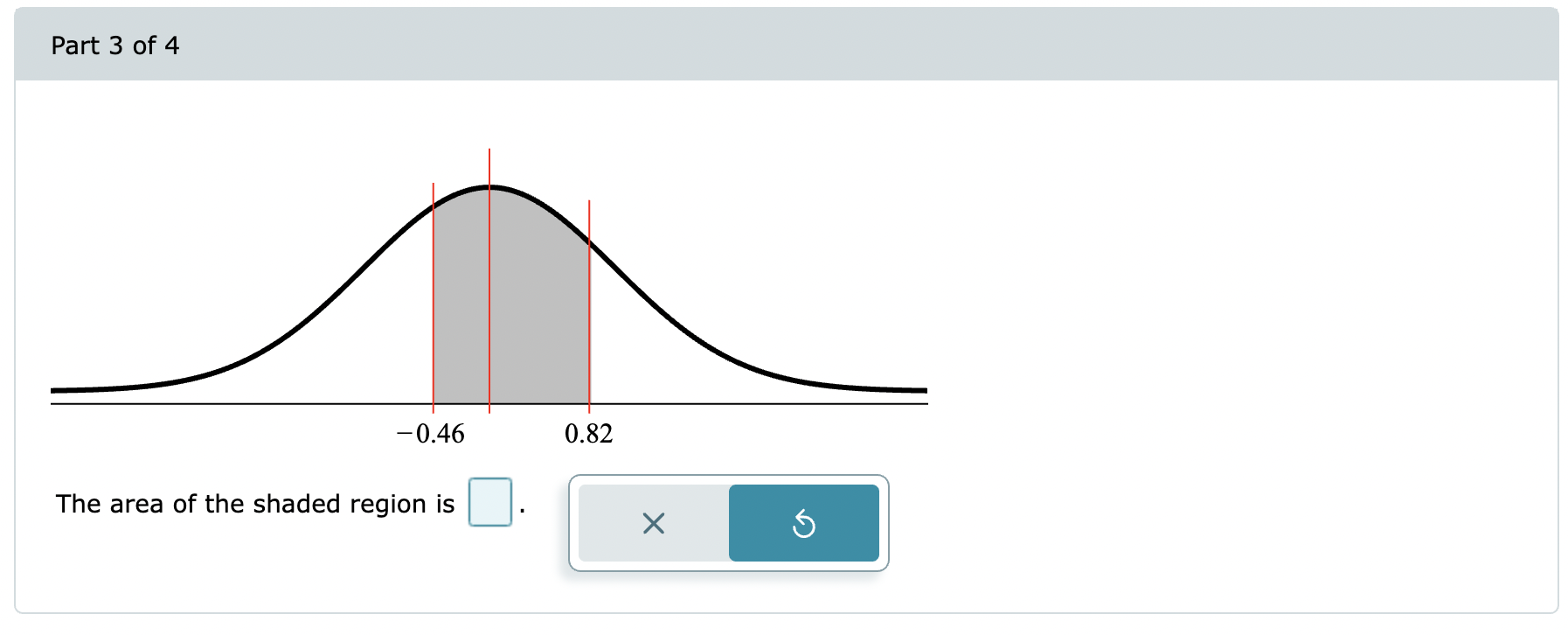 Solved Find each of the shaded areas under the standard | Chegg.com