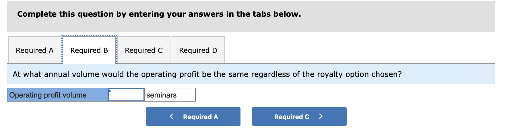 Solved Return to question 4 Problem 3-55 (Algo) CVP, | Chegg.com