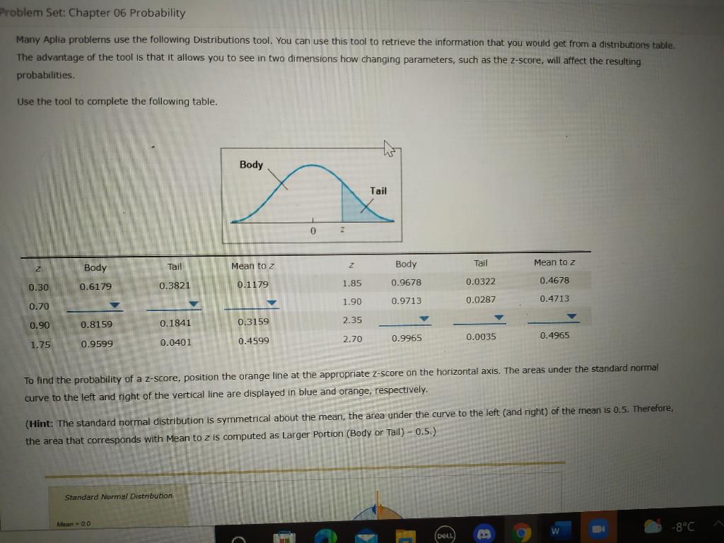 Solved Problem Set: Chapter 06 Probability Many Aplia | Chegg.com