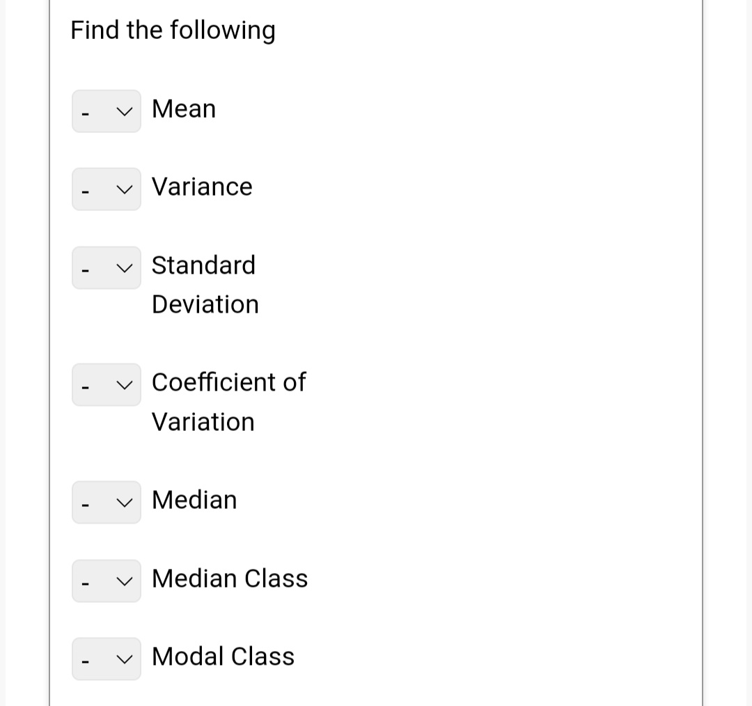  Solved Please Find The MEAN Variance Standard Deviation
