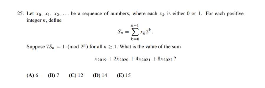 Solved 5. Let x0,x1,x2,… be a sequence of numbers, where | Chegg.com