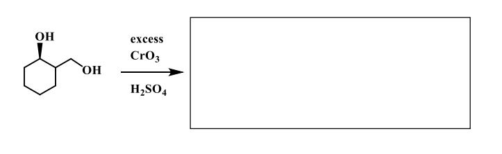Solved ОН excess CrO3 H2SO4 | Chegg.com