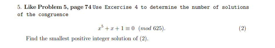 Solved Number TheoryExercise 4 discusses the Chinese | Chegg.com