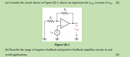 Solved (a) Consider the circuit shown in Figure Q2-1, derive | Chegg.com