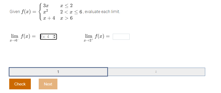 Solved Evaluate the limit. limx→2(3x2−4x)=Evaluate the | Chegg.com