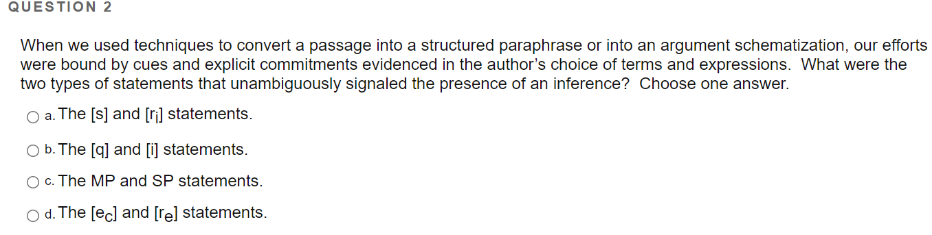 Solved QUESTION 2 When we used techniques to convert a | Chegg.com