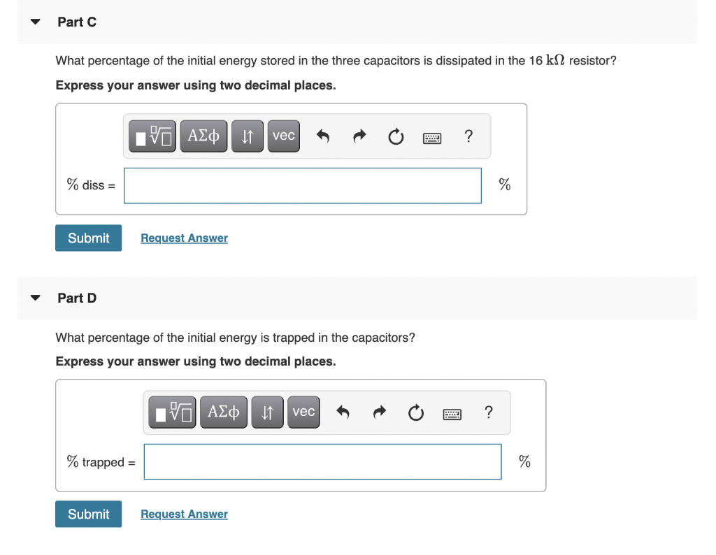 Solved Constants At the time the switch is closed in the | Chegg.com