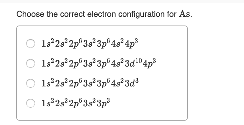 Solved Which set of four quantum numbers corresponds to an | Chegg.com