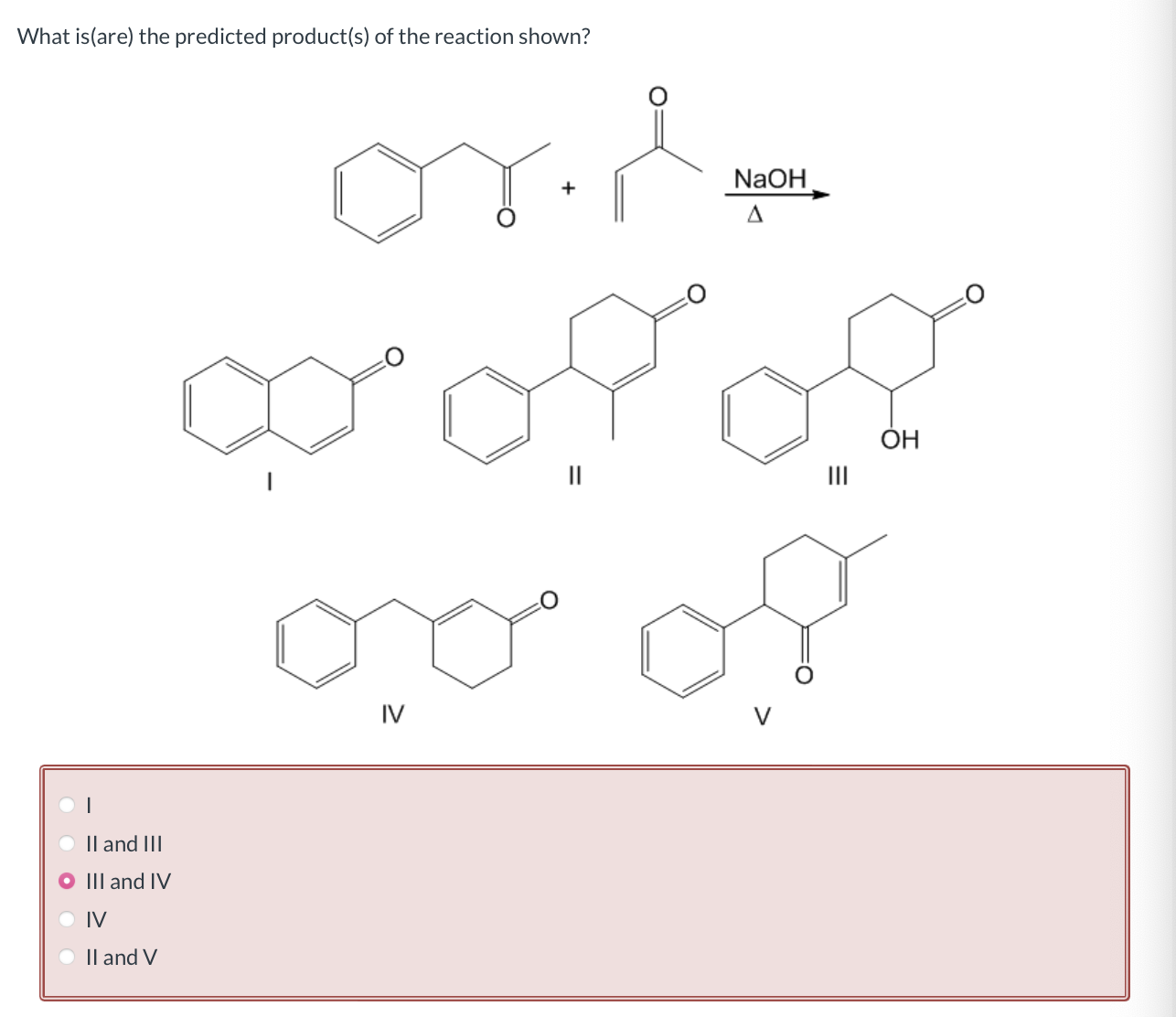 Solved What is(are) the predicted product(s) of the reaction | Chegg.com