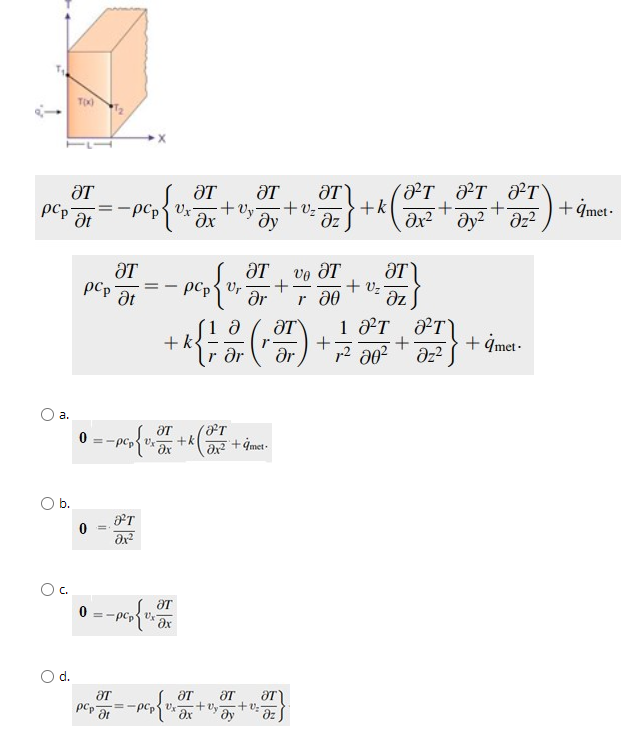Solved Simplify thermal 3-D equation for steady state with | Chegg.com