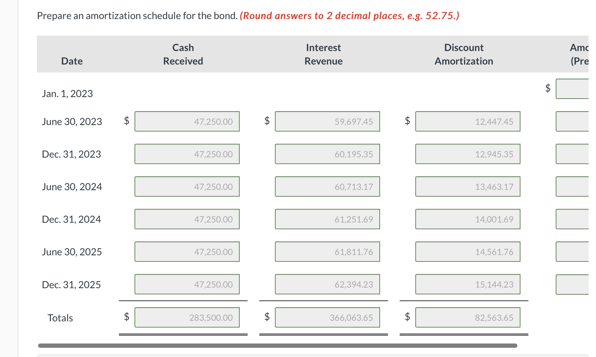 Solved On January 1, 2023, Tamarisk Corporation purchased a | Chegg.com