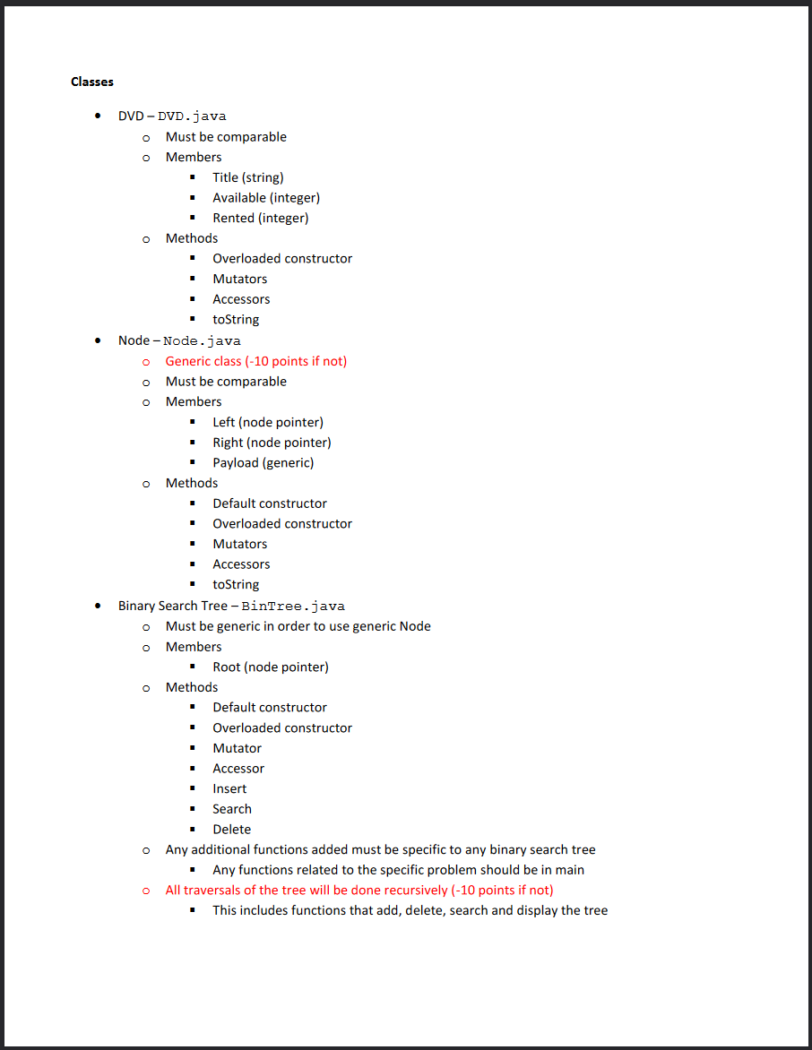 JAVA PROGRAM. Please make sure it works properly. | Chegg.com