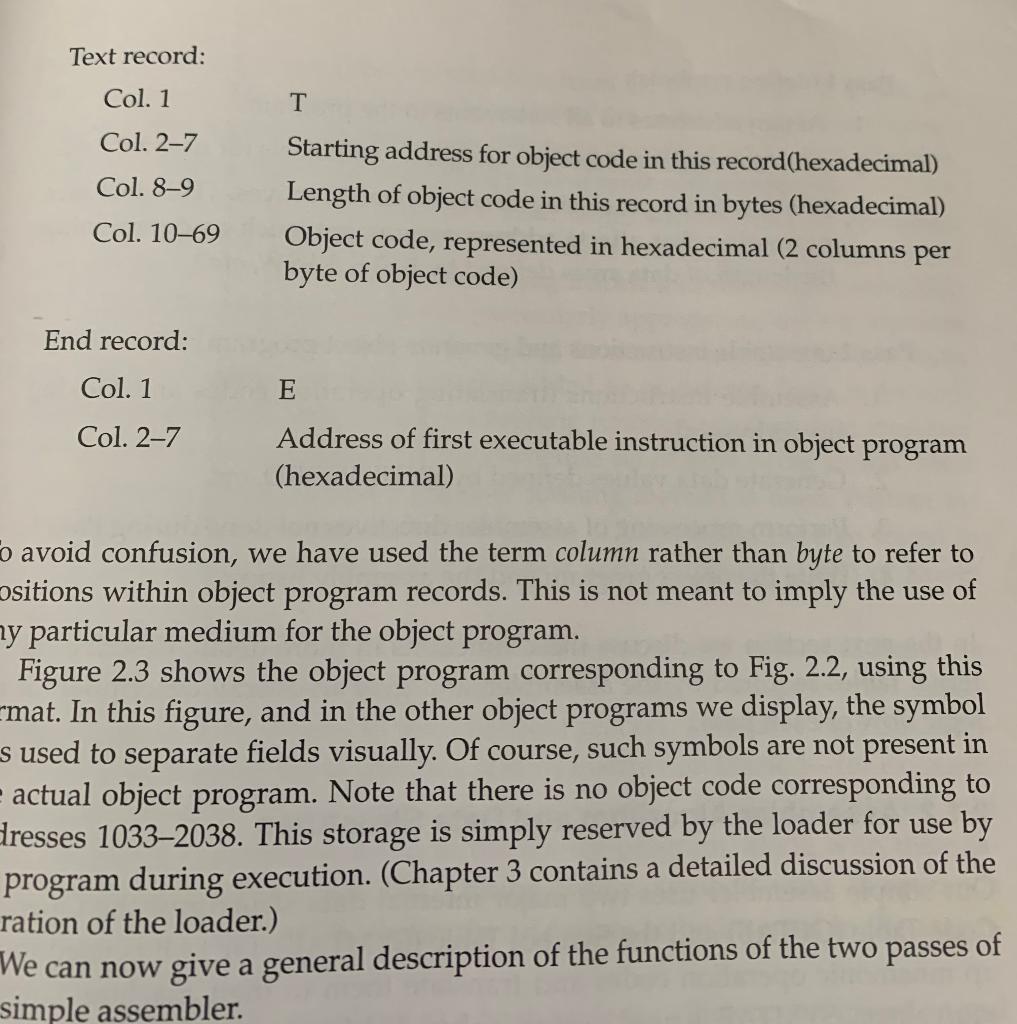 Our Modification record format is well suited for | Chegg.com
