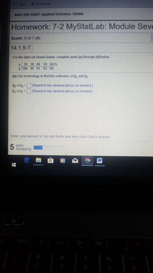 Solved Homework: 7-2 MyStatLab: Module Seven Pr Score: 0 of | Chegg.com