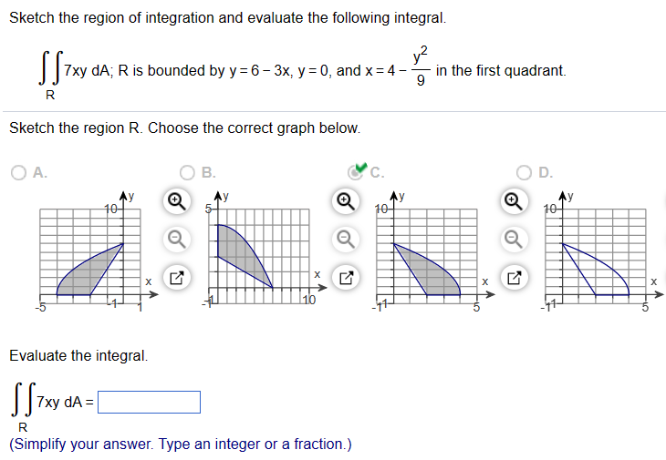 Solved Sketch the region of integration and evaluate the | Chegg.com