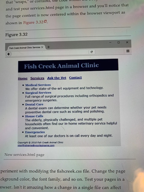 Fish Creek Animal Clinic See Chapter 2 for an | Chegg.com