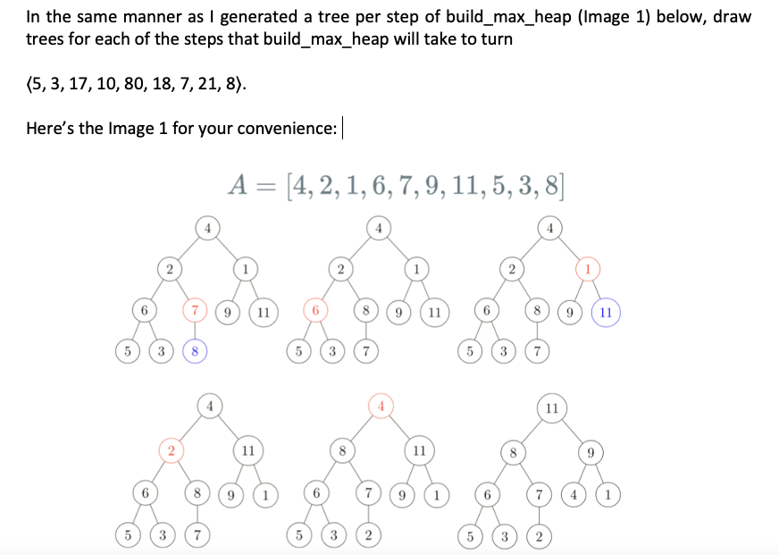 Solved In the same manner as I generated a tree per step of | Chegg.com