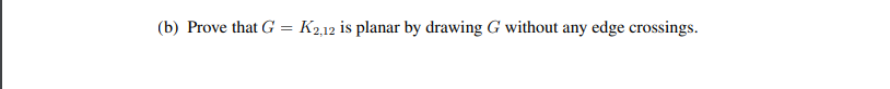 Solved 3. Graph Theory (a) Prove that K5 is not planar. | Chegg.com