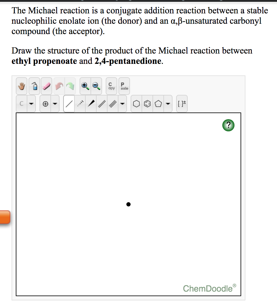 Solved The Michael reaction is a conjugate addition reaction | Chegg.com
