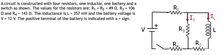 Solved Induction And RL Circuits: Two Loop RL Circuit2 1) | Chegg.com