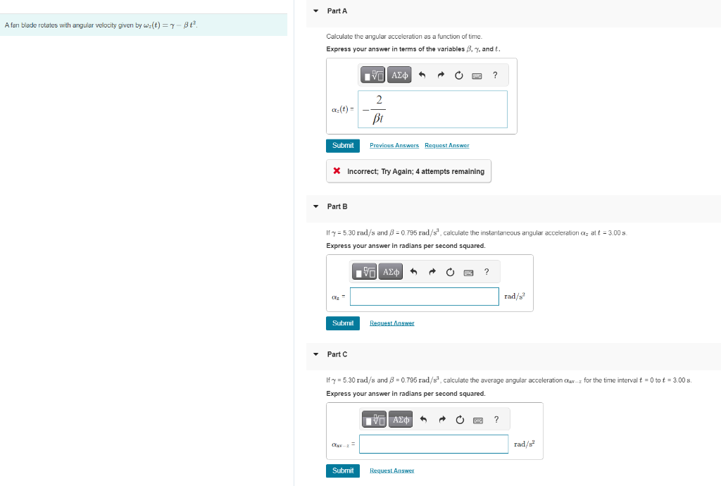 Solved Please answer all parts of the questions. Make sure | Chegg.com