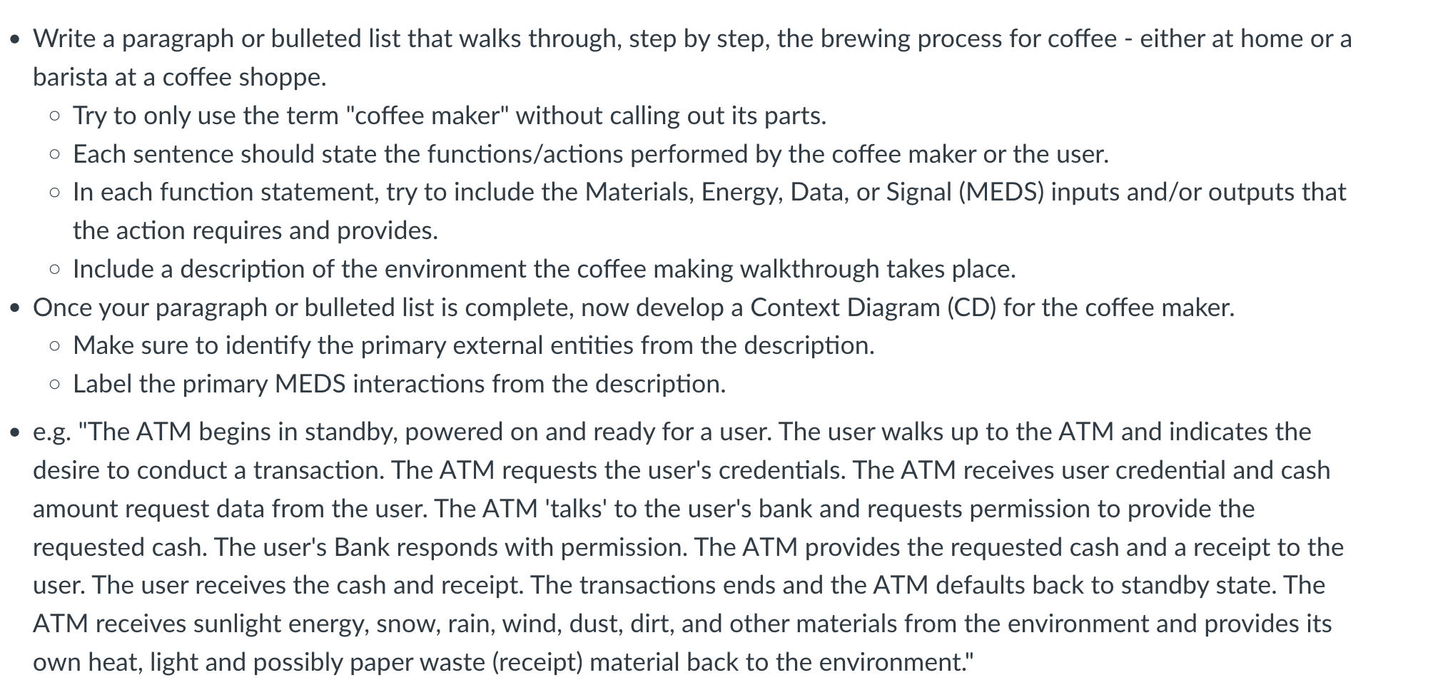 Solved Write a paragraph or bulleted list that walks | Chegg.com