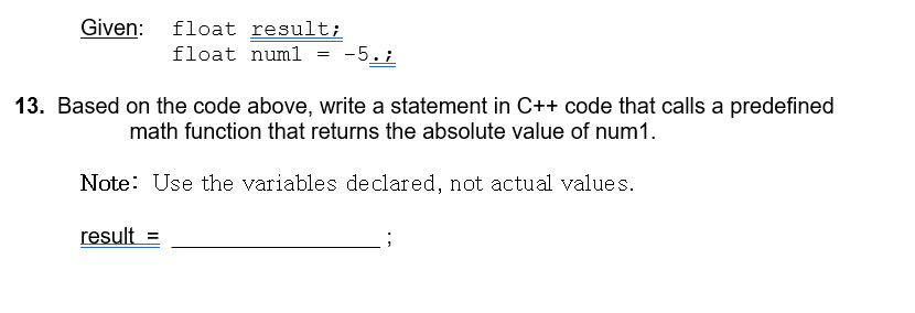Solved 1. T-F This statement is correct syntax: CONST float | Chegg.com