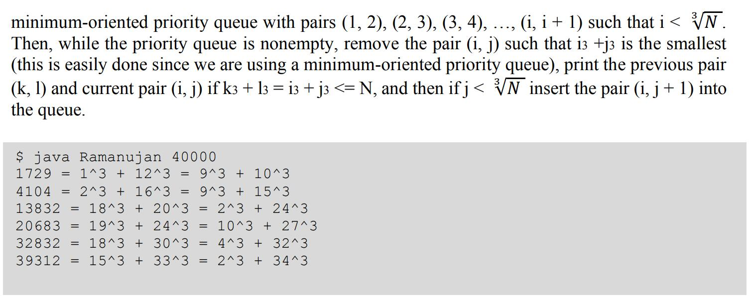 minimum-oriented priority queue with pairs (1, 2), | Chegg.com