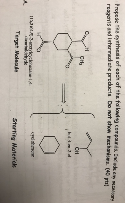 Solved the synthesis of each of the following compounds. | Chegg.com