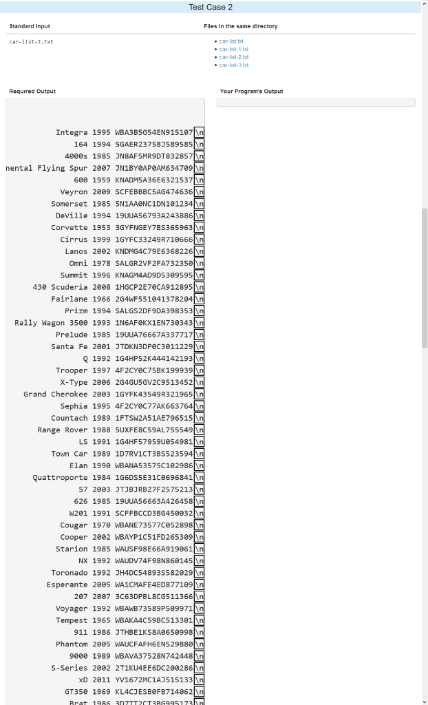 Solved [JAVA] Ask the user for a filename. Display the | Chegg.com