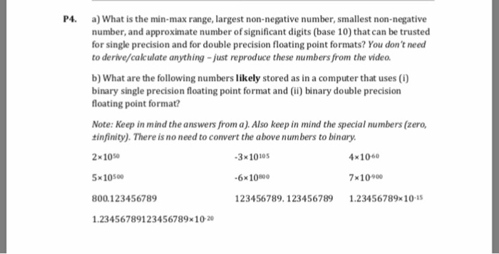 Solved For a hypothetical 7-bit decimal (base-10) computer | Chegg.com
