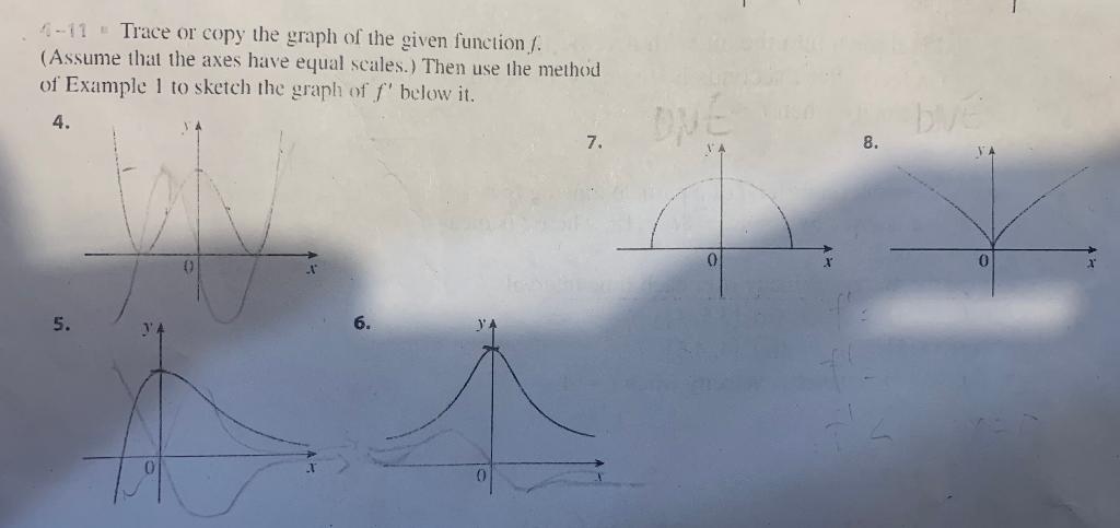 6−11 " Trace or copy the graph of the given function | Chegg.com