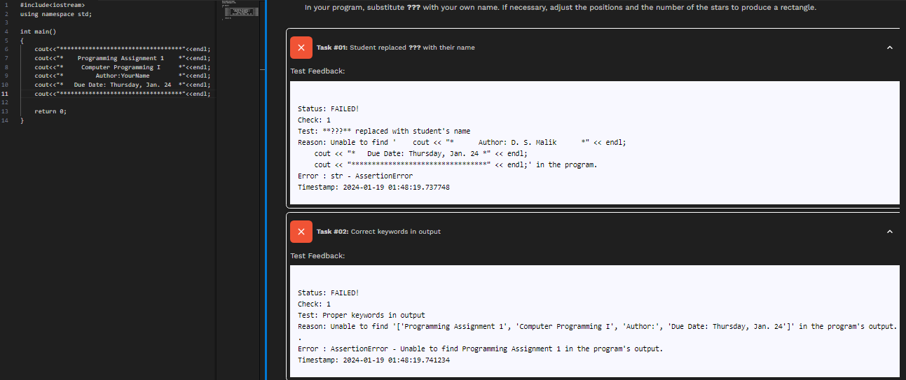 Solved C++ ﻿I would like to know what do I need to fix. | Chegg.com