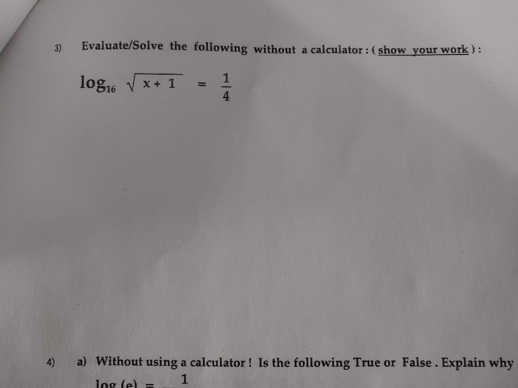 Solved PLEASE SHOW ALL YOUR WORK \& WRITE YOUR WORK AS | Chegg.com